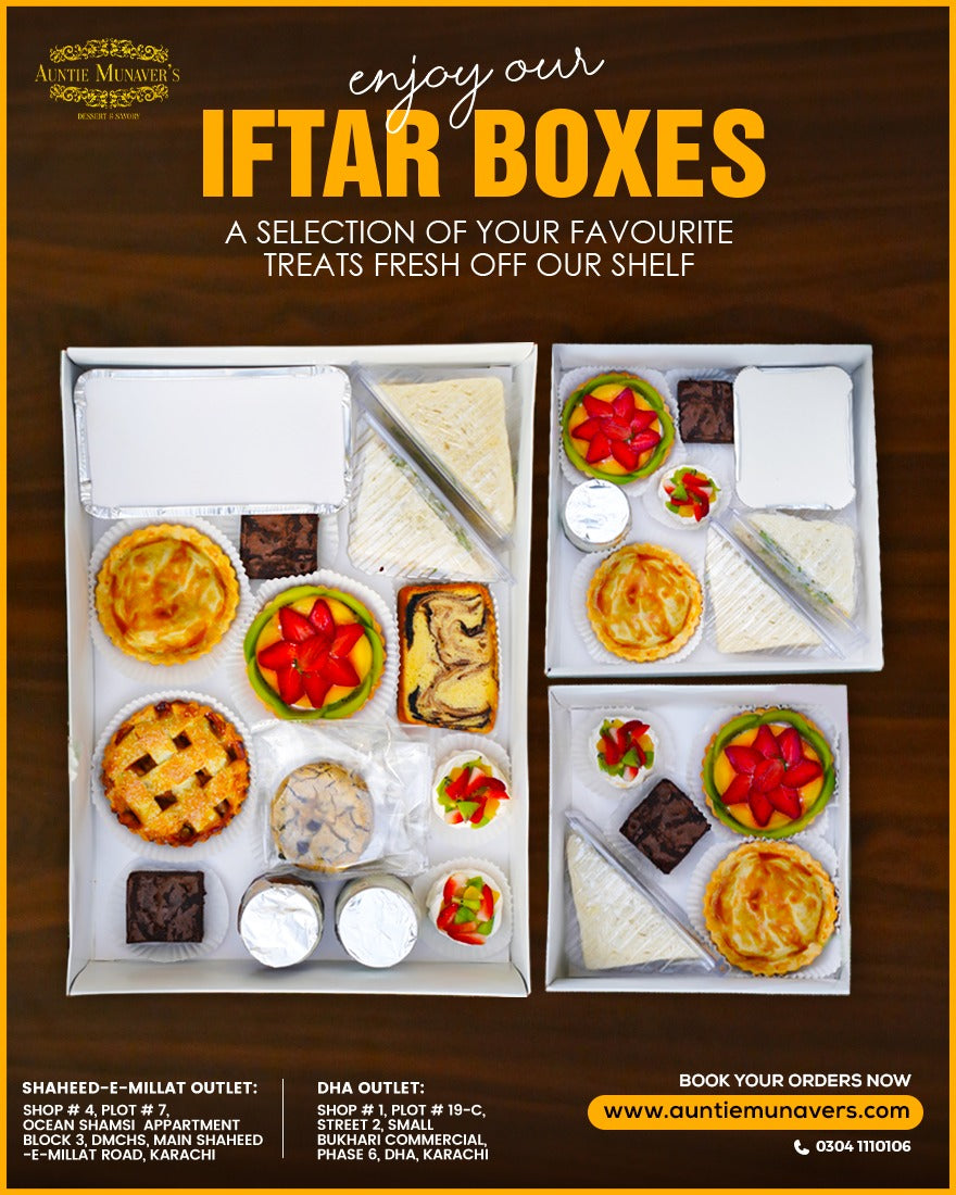 Iftar Boxes – Auntie Munaver's Dessert & Savory