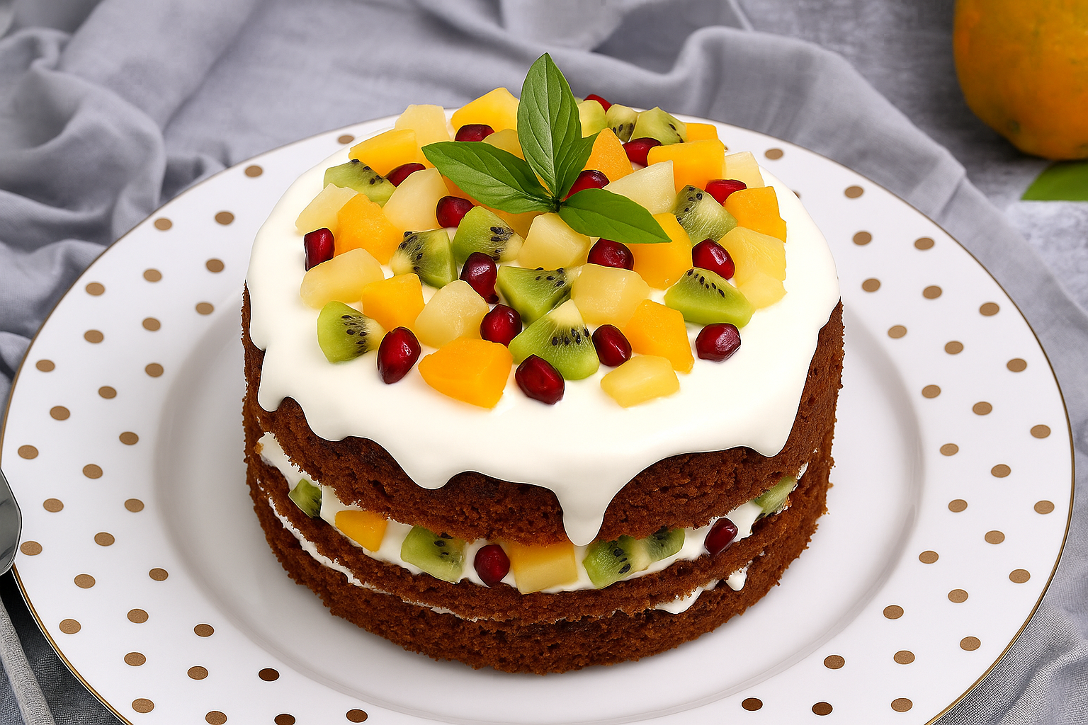 Mixfruit - Victoria Sponge Cake – Auntie Munaver's Dessert & Savory
